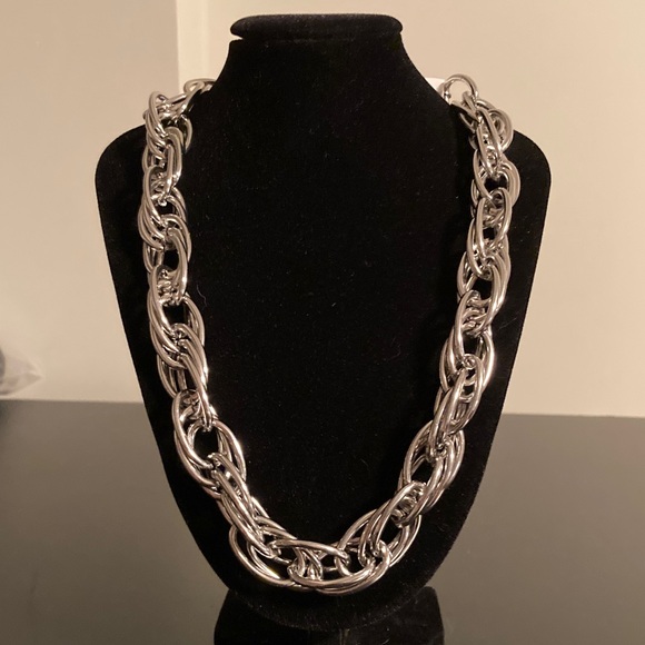 Express | Jewelry | Express Bold Silver Chain Necklace | Poshmark